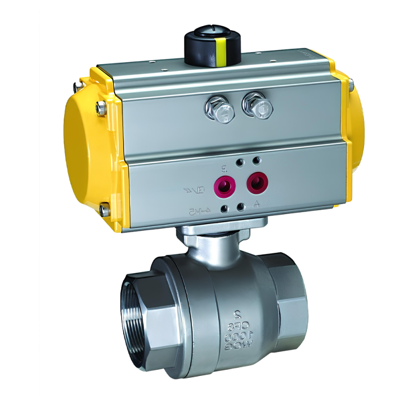 Two Piece Ball Valve Threaded Ends Manufacturer & Exporter