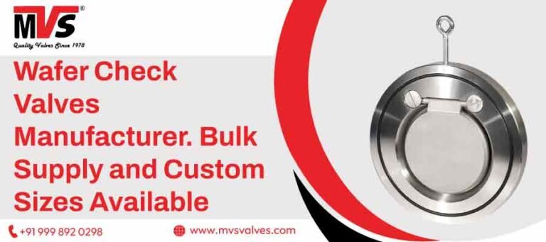 Wafer Check Valve Manufacturer