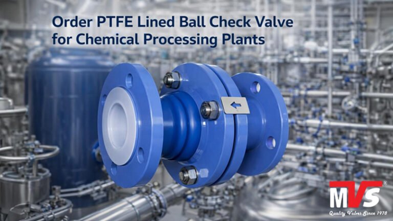 PTFE Lined Ball Check Valve for Chemical Plants